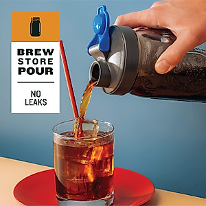 County Line Kitchen Regular Mouth Mason Jar Flip Cap Lid, Durable, Airtight, Leak-Proof Seal - Black, 1 Pack