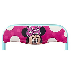 Jakks Pacific Minnie Jr Activity Table Set with One Chairs ,Teal and Red