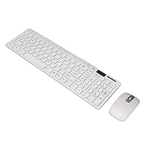 Wireless Keyboard Mouse Combo, Quick Response 1600dpi Gaming Keyboard for Home