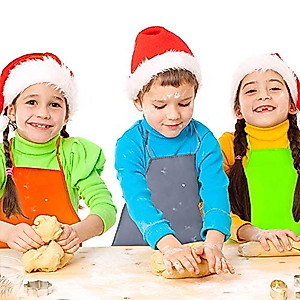 Caydo 12 Pieces 12 Colors Children's Artists Fabric Aprons for Kitchen, Classroom, Community Event, Crafts and Art Painting Activity