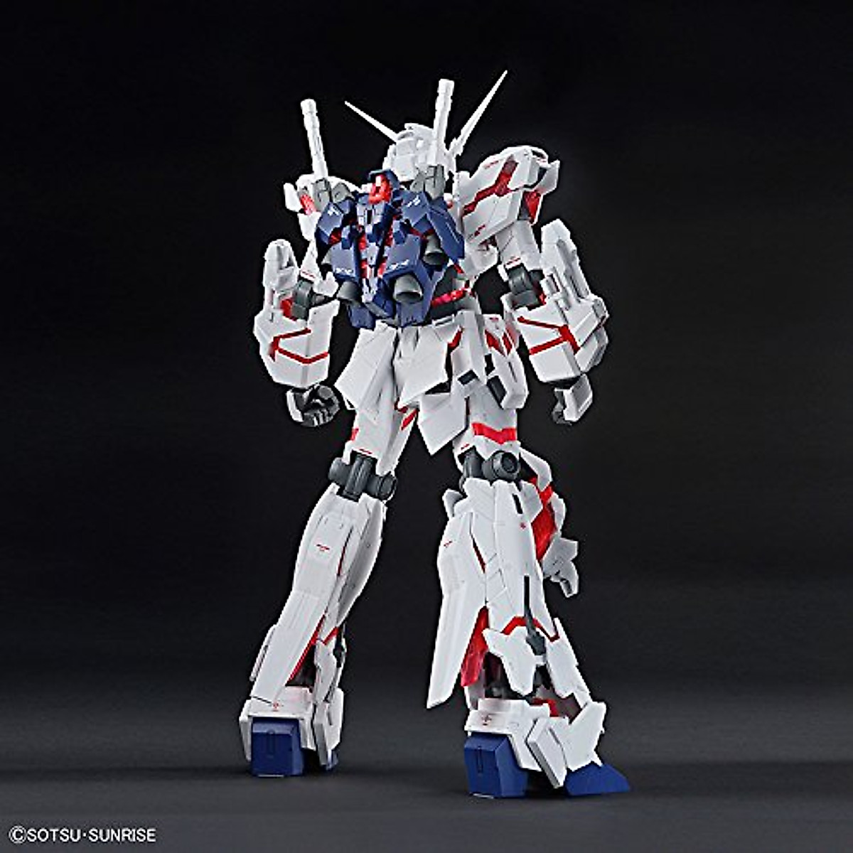 Bandai Hobby Mega Size 1/48 Unicorn Gundam [Destroy Mode] Gundam UC Model Kit Figure