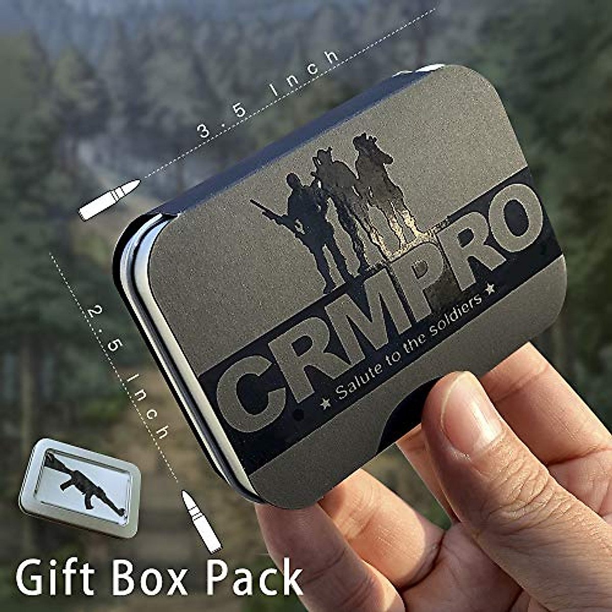 CRMPro Carbon Fiber Bottle Opener with Metal Keyring, Ultralight Keychain Bottle Openers for Outdoor Campaign Bar Restaurant, Portable Wine Opener Best Gift for Men Soldier…