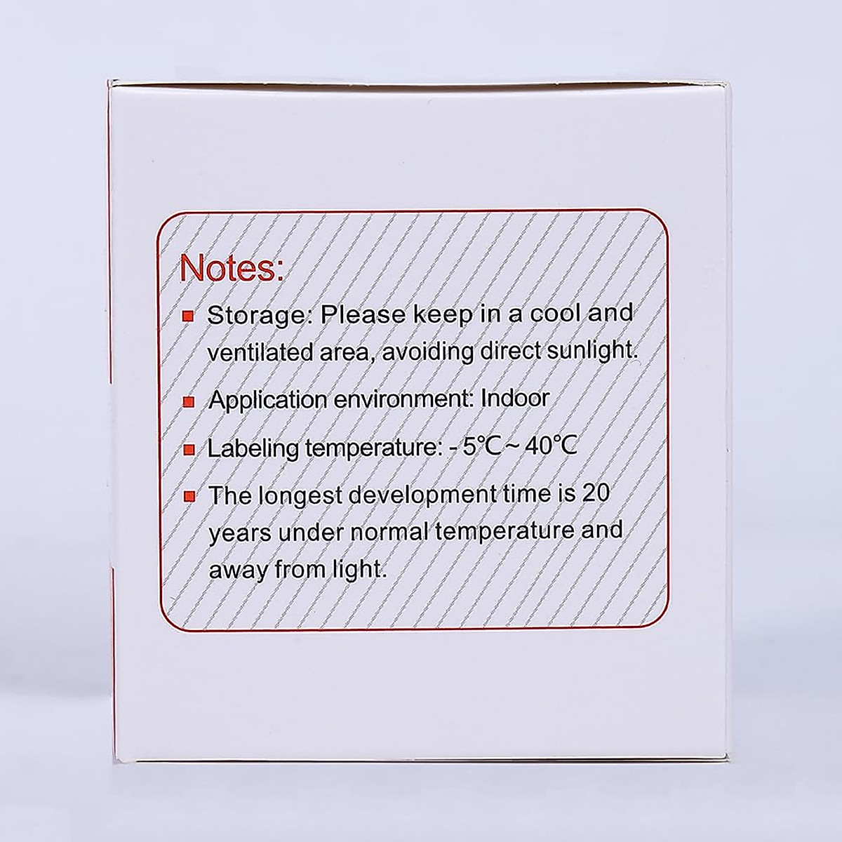 Multi-Purpose Square Self-Adhesive Label for Phomemo M110/M221/M220/M120/M200 Label Printer,1.97"x3.15"(50x80mm),100 Labels/Roll, Black on White