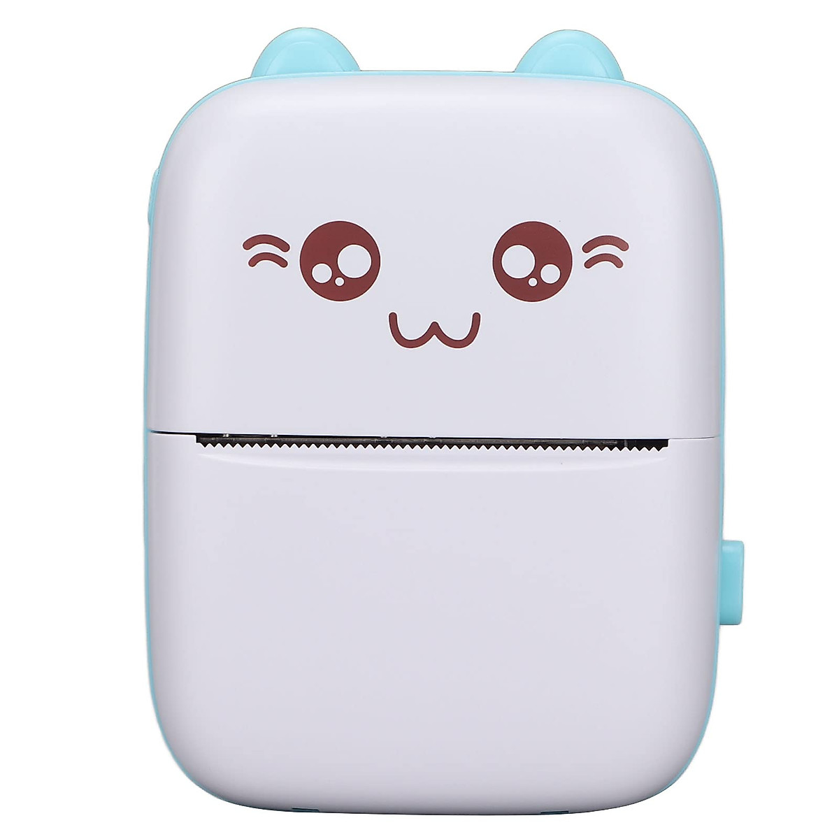 Luqeeg Inkless Label Printer, Portable Mini Thermal Printer with 200DPI High Hesolution, Bluetooth Label Printer for Shipping Packages, Sticker Maker Machine for Work Plans, Notes, Memos(Blue)