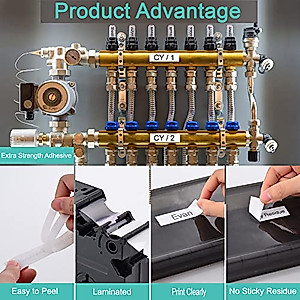 NineLeaf 2 Pack Label Tape Replacement Compatible for Brother P-Touch TZe-S241 TZeS241 TZ-S241 TZS241 3/4inch 18mm 0.7'' Extra Strength Laminated Black on White Work in PT-P710BT PTD600 PTD400