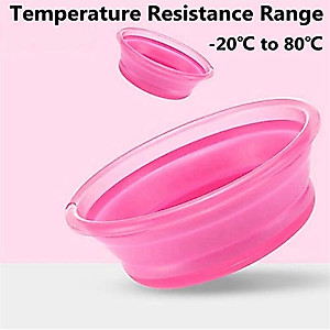 Foldable Hedgehog Bathtub, with 2 Pcs Set Bathing Brush, Plastic Small Animal Swimming Pool, Bath Sand Room Sauna, for Hedgehog Hamster, Guinea Pig,Bearded Dragon (Pink)