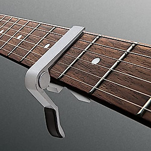 Personalized Guitar Capo - Customized Laser Engraved Zinc Metal Capo - for Acoustic and Electric Guitars Ukulele, Mandolin, Banjo, Classical Guitar Accessories. Engrave a Name, Song Lyric and More