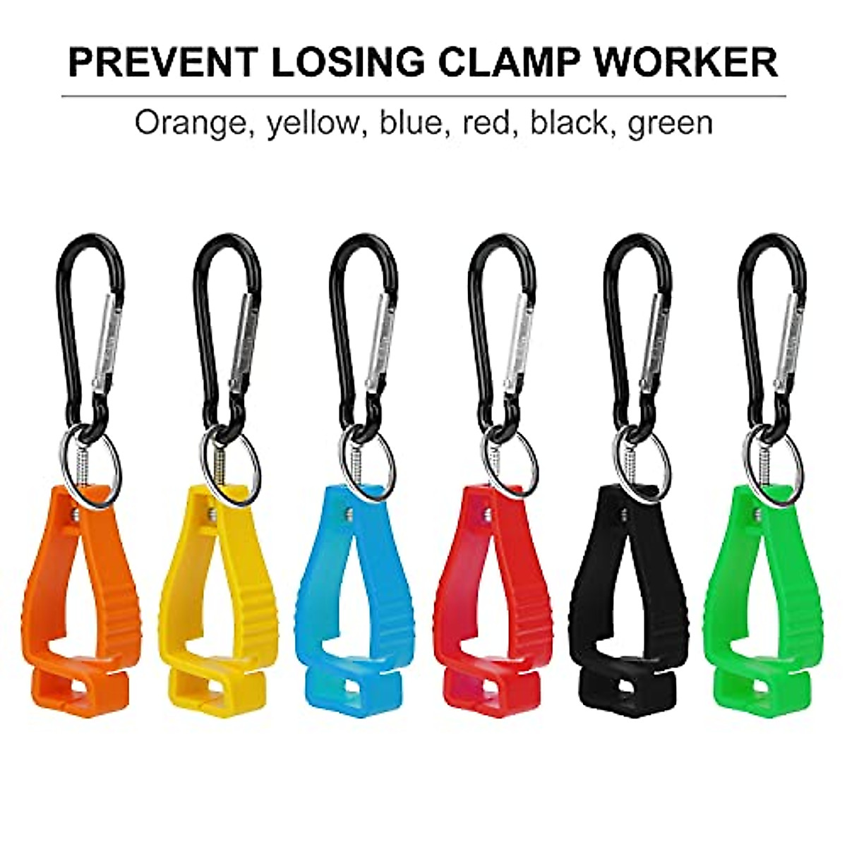 NANHONG 4pcs Glove Clips for work Glove Holders,Ideal for glove clips for construction