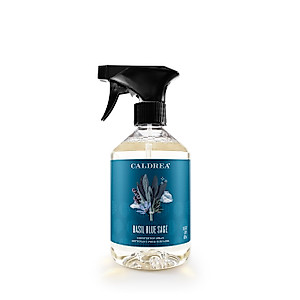 Caldrea Multi-surface CounterTop Spray Cleaner, Made With Vegetable Protein Extract, Basil Blue Sage, 16 Fl Oz