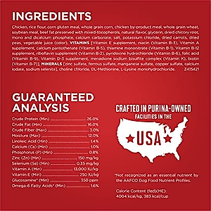 Purina ONE Chicken and Rice Formula Dry Dog Food - (Pack of 4) 4 lb. Bags