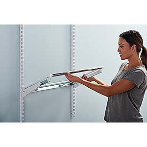 Rubbermaid Configurations Sliding Basket for Closet Drawer Organization, Sturdy Slide Out Basket, White