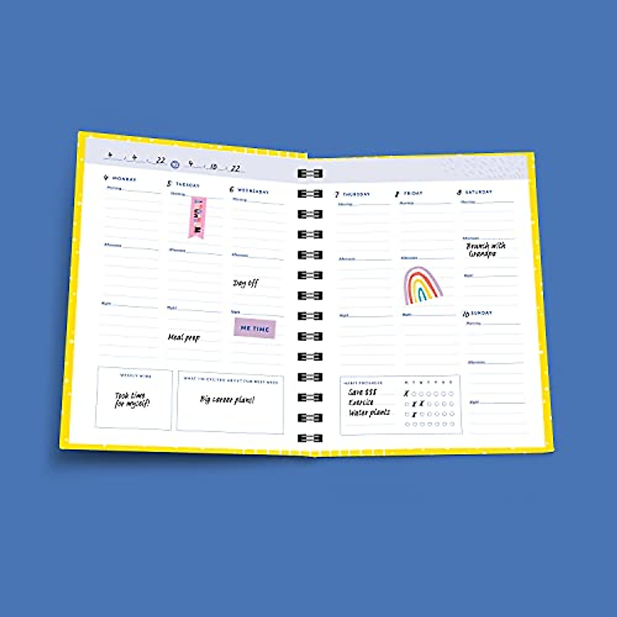 The Best Is Yet to Come Undated Planner: 52-Week Routine Builder & Monthly Wellness Organizer to Embrace Change (Self-Care Productivity Planner with Habit Trackers, Goal Setting, and Stickers)