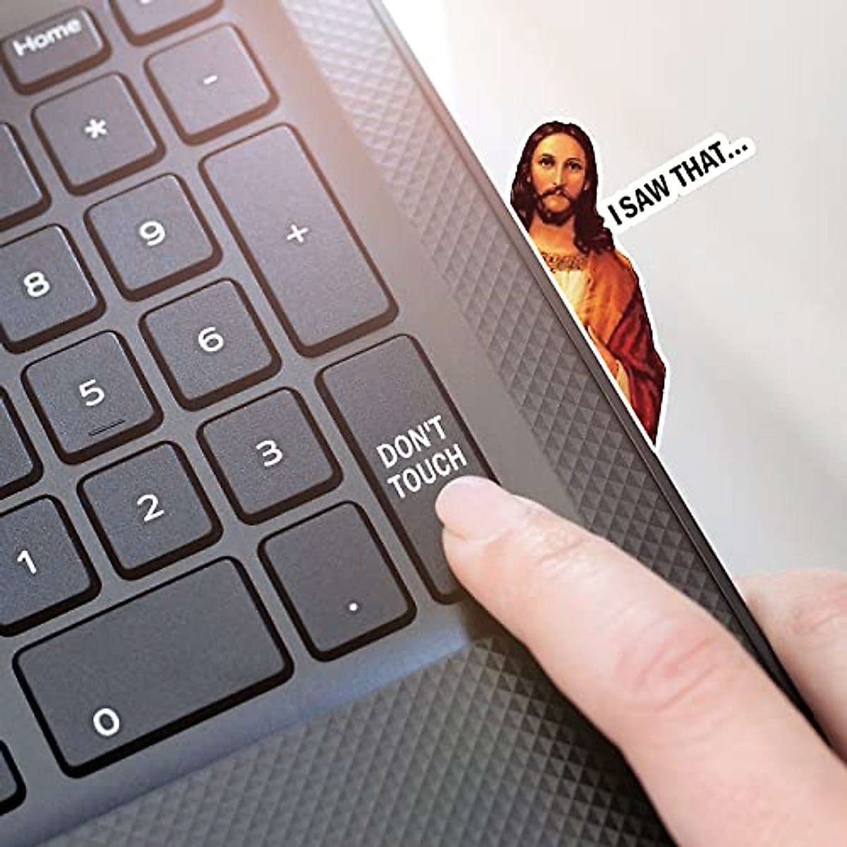 8 Pieces I Saw That Sticker PET Stickers Car Decals Funny for Car Vehicle Truck Window Laptop Water Bottle Bumper Skateboard Computer Backpack Supplies, 4 Styles(3 Inch, 6 Inch)