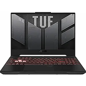 Asus TUF 15.6" FHD 144Hz Gaming Laptop | AMD Ryzen 7 6800H 8 cores | NVIDIA GeForce RTX 3050Ti | RGB Backlit Keyboard | Windows 11 | Grey (Gray, 8GB DDR5 | 512GB SSD)
