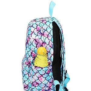 Girls Backpack Preschool School Bag for Kids Elementary Kindergarten Backpack Bookbag (Mermaid)