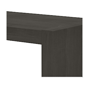 Bush Business Furniture Echo 56W Bookcase Desk in Charcoal Maple