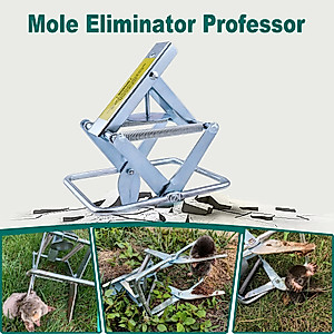 POlAFLEX Mole Traps,Easy Setup Mole Traps That Kill The Best,Reusable Mole Scissors Trap for Lawn