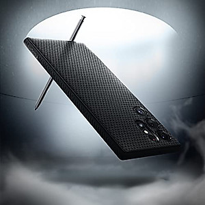 Spigen Liquid Air Armor Designed for Galaxy S22 Ultra Case (2022) - Matte Black