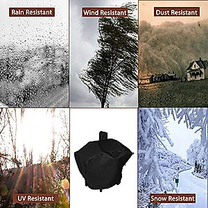 Uniflasy Pellet Grill Cover for Camp Chef Pellet Grills DLX 24", SmokePro DLX, SmokePro 24" PG24 PG24LS PG24S PG24SE PG24LTD Woodwind 24 Pellet Grills 600D Waterproof Anti-UV BBQ Cover