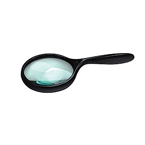 SE 3x Ergonomic Handheld Magnifier with 3" Glass Lens Dia. - MH2117-3