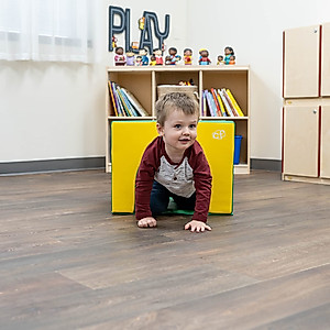 Children's Factory Crawl Through Soft Play Tunnel, Foam Indoor Toddler/Baby Climbing Toys, Baby Crawling Toy for Playrooms/Homeschools/Classrooms