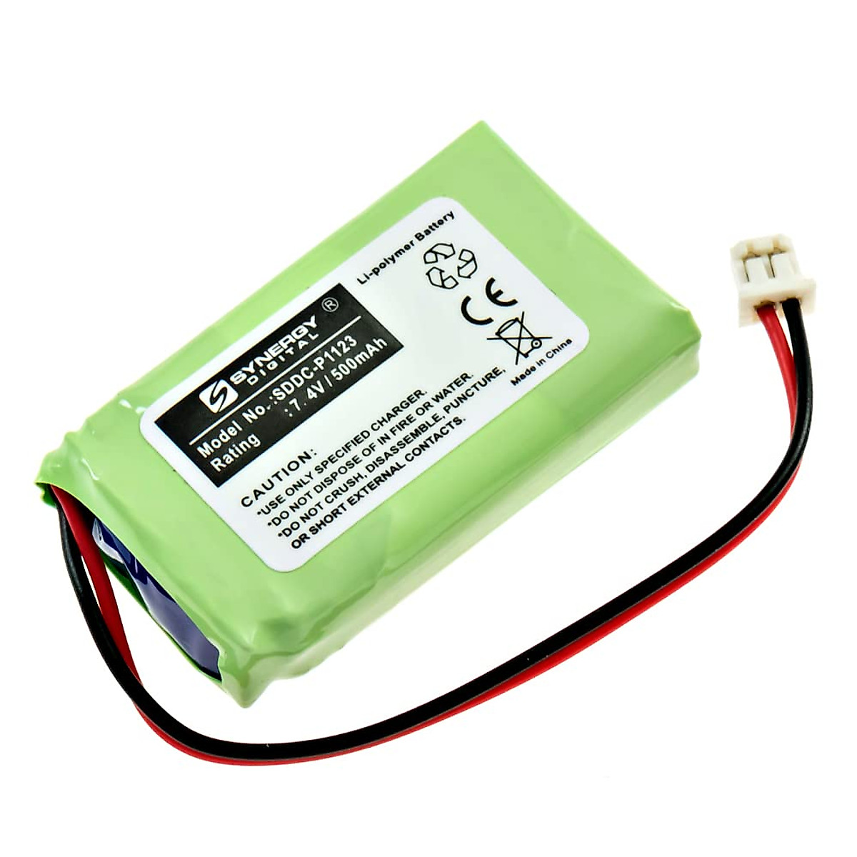 Synergy Digital Dog Collar Battery, Compatible with AE Energy AE602048P6H Replacement Battery Combo-Pack Includes: 2 x SDDC-P1123 Batteries