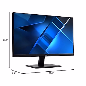 Acer V287K bmiipx 28" Ultra HD 3840 x 2160 IPS Monitor with Adaptive-Sync | 4ms (G to G) | DCI-P3 90% | HDR10 Support | TUV/Eyesafe Certification | Display Port, 2 x HDMI 2.0 and Audio-Out Ports