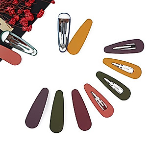 TIXBABY 20 Pcs Hair Clips for Girls - Hair Barrettes for Women - Metal Snap Hair Clips - Toddler Hair Clips - Hair Accessories for Kids Teens Girls(Hair Clips-A)