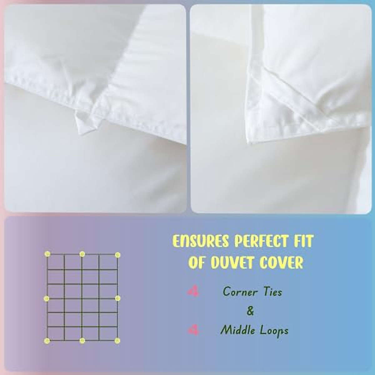 Baby Crib Comforter/Duvet/Blanket All Season 100% Natural White Goose Down Filled,Noiseless 500 Thread Count 100% Cotton Fabric 750+Fill Power (White, 33x43in)