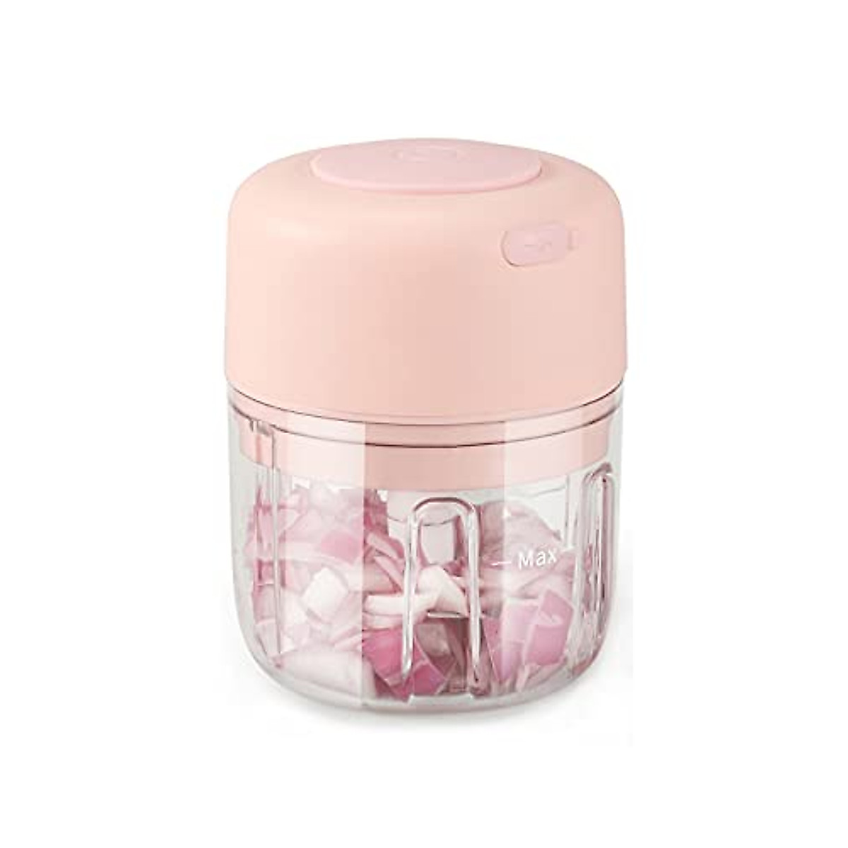 AYOTEE Cordless Electric Small Food Processor, Mini Food Chopper For Garlic Veggie Vegetables Fruit, Salad Mincing & Puree, Kitchen, 1 Cup 250ML, BPA free, Pink