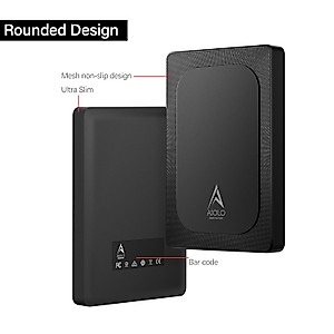 Aiolo Innovation 1TB External Hard Drive Ultra Slim Portable HDD-USB 3.0 for PC, Mac, Laptop, PS4, Xbox one,Xbox 360 Model A4