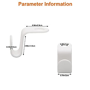 40 PCS Clothes Hanger Connector Hooks, Catcan Plastic Cascading Hangers Space Saving Clothes Hangers for Cabinets Heavy Duty Clothes Closet (White)