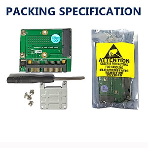 WLGQ mSATA Mini PCIe SSD Solid State Drive to 2.5 Inch SATA Adapter Card