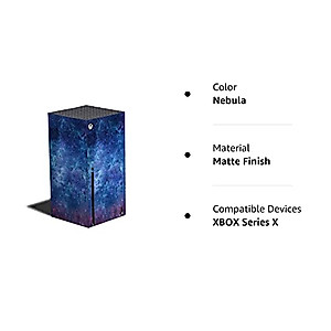 MightySkins Skin Compatible with Xbox Series X - Nebula | Protective, Durable, and Unique Vinyl Decal wrap Cover | Easy to Apply, Remove, and Change Styles | Made in The USA (MIXBSERX-Nebula)