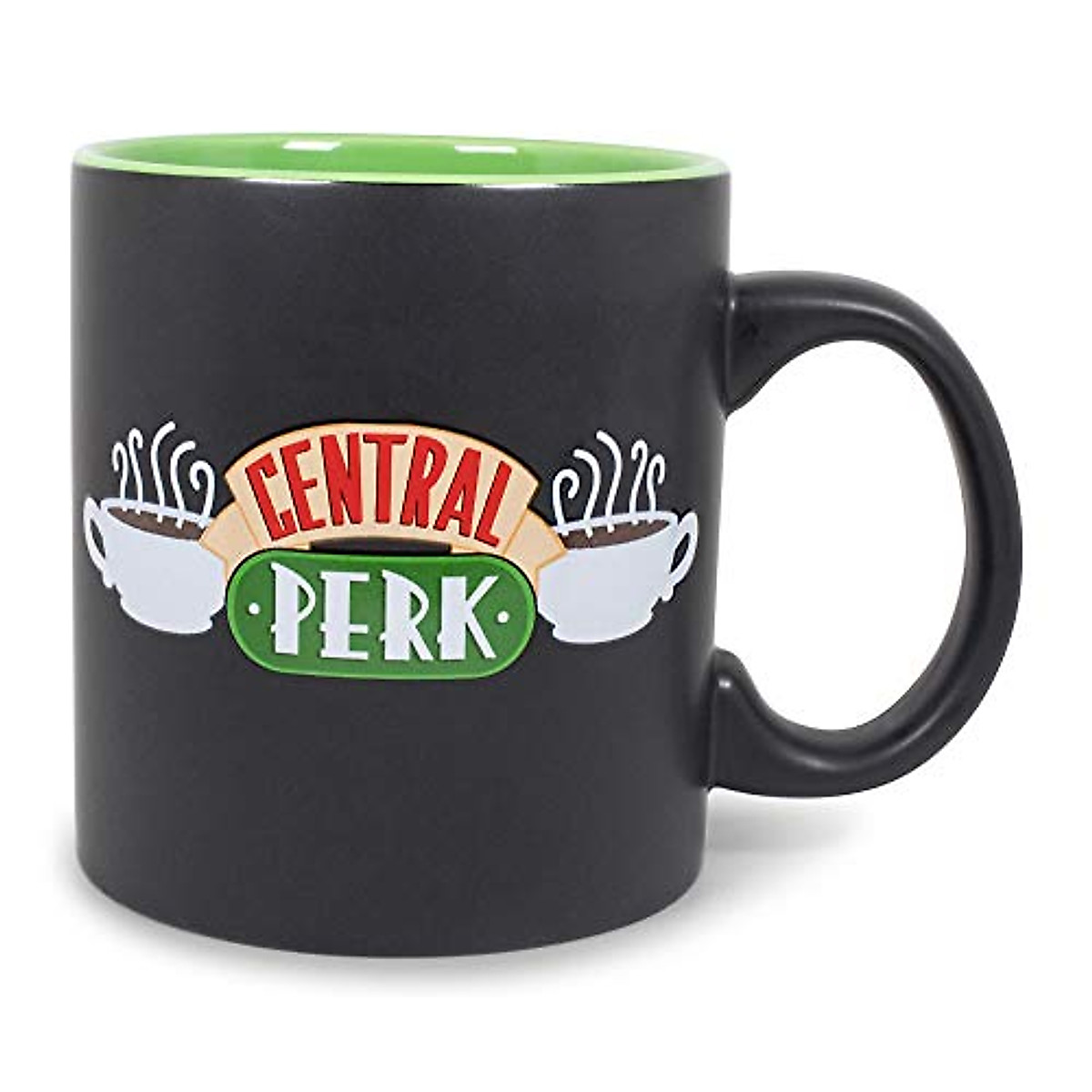 Silver Buffalo Friends Central Perk Doodle Logo Ceramic Mug | Holds 20 Ounces