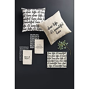 Mud Pie Wedding Hand Towel Set, Sentiment, 8.5" x 6.5"