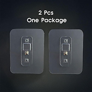 Upgraded Sturdy Adhesive Stickers for Shower Caddy, Won't Fall Off Traceless Adhesive Strip, AUSAULAC Shower Caddy Wall Mounted, (2 Pcs StickerPlus+)