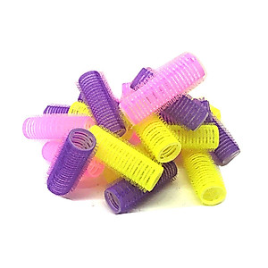 Set of 24 x 20mm (3/4”) Small Self Grip Hair Rollers Pro Salon Hairdressing Curlers – For Short Hair