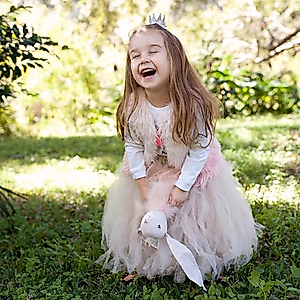 MON AMI Princess Bunny Stuffed Doll - 18", Soft & Cuddly Plush Animal Doll for Kids of All Ages, Use as Toy or Room Décor