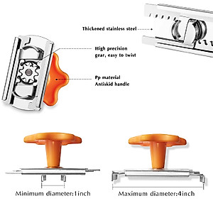 Jar Opener Manual, Easy Twist Jan Opener, Jar Opener for Weak Hands and Seniors with Arthritis, Bottle Opener. Kitchen Gadget.