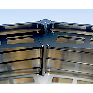 Palram - Canopia Arcadia 4300 Carport - 12' x 14' - Bronze/Gray