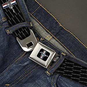Buckle-Down Seatbelt Belt Mustang Regular