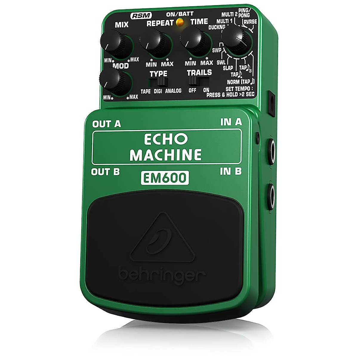 Behringer Echo Machine Em600 Ultimate Echo Modeling Effects Pedal