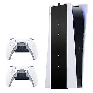 TheJD PS5 Wall Mount & VESA MOUNT on The Back of The TV - PlayStation 5 Mount (Black)…
