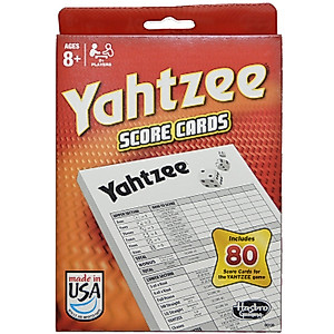 80-Sheet Yahtzee Score Cards - 2 Pack