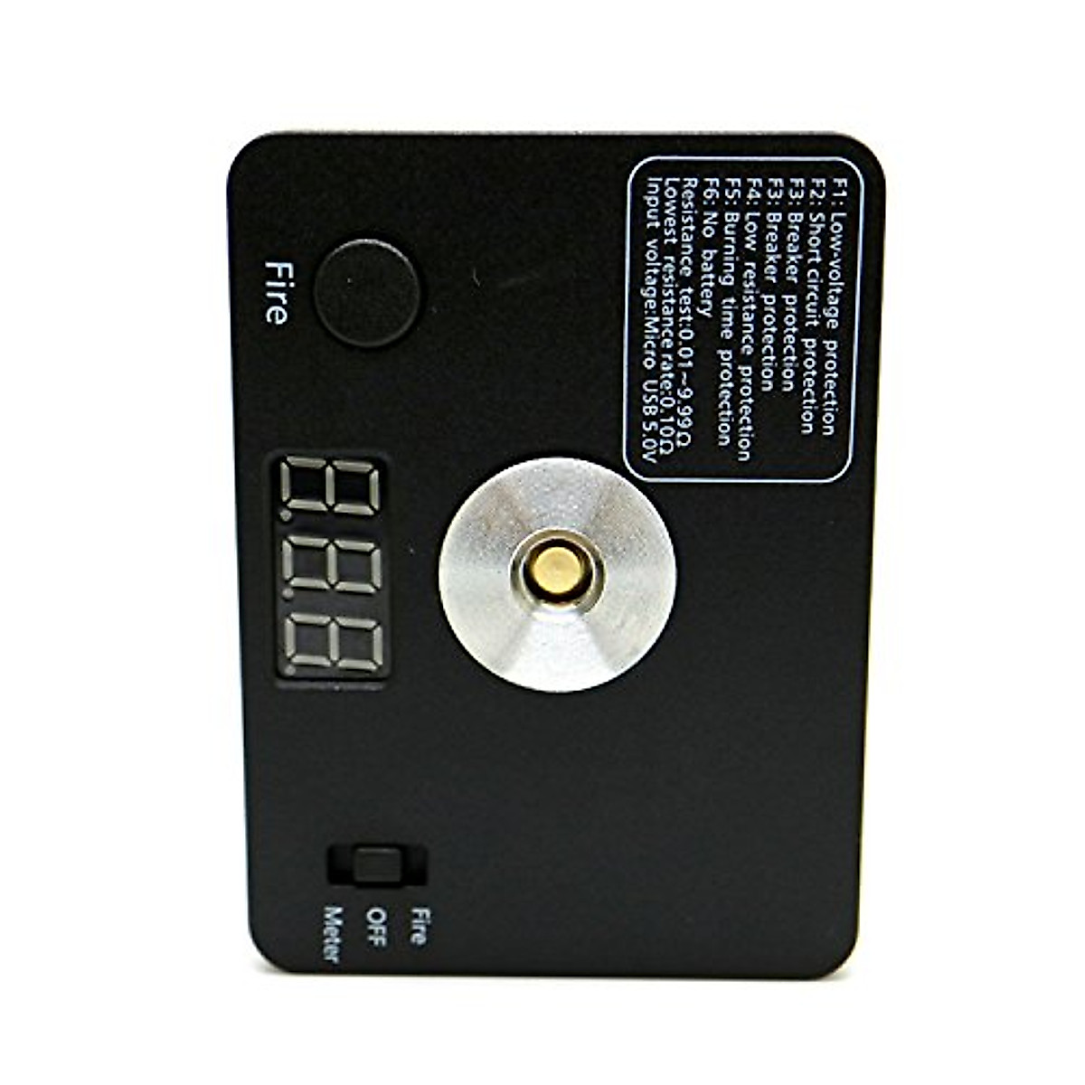 Tuopuke 521 TAB Mini Coil Burning Measure Building Platform V3 Ohm Resistance Tester