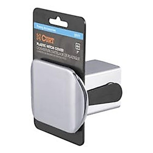 CURT 22271 Rubber Trailer Hitch Cover, Fits 1-1/4-Inch Receiver