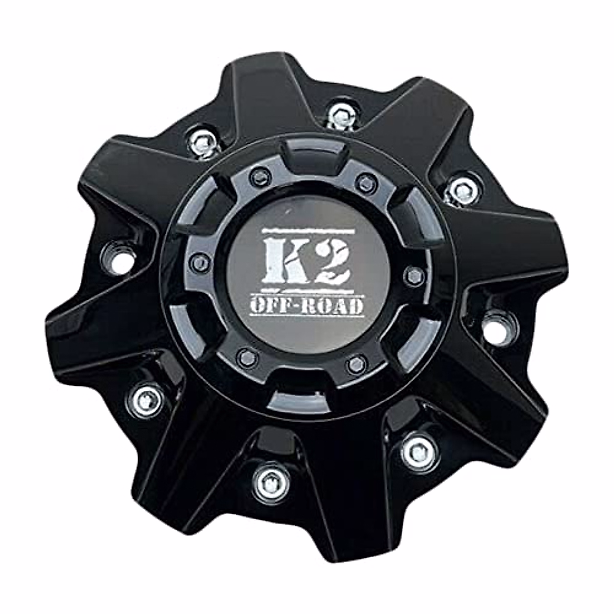 K2 Off-Road Gloss Black Wheel Center Cap CAP-903L210 903L210-SG 903L196-SG
