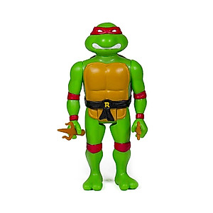 Super7 Teenage Mutant Ninja Turtles Raphael 3.75 in Reaction Figure