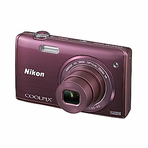 Nikon COOLPIX S5200 Wi-Fi CMOS Digital Camera with 6x Zoom Lens (Plum) (OLD MODEL)